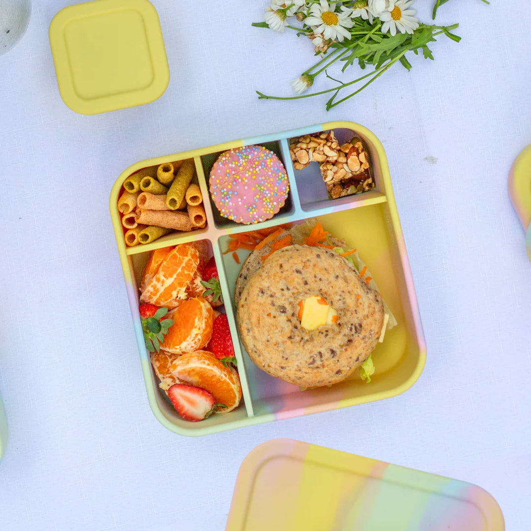 The Zero Waste People BIG Silicone Lunch Box - Fairy Floss – Baby Bento