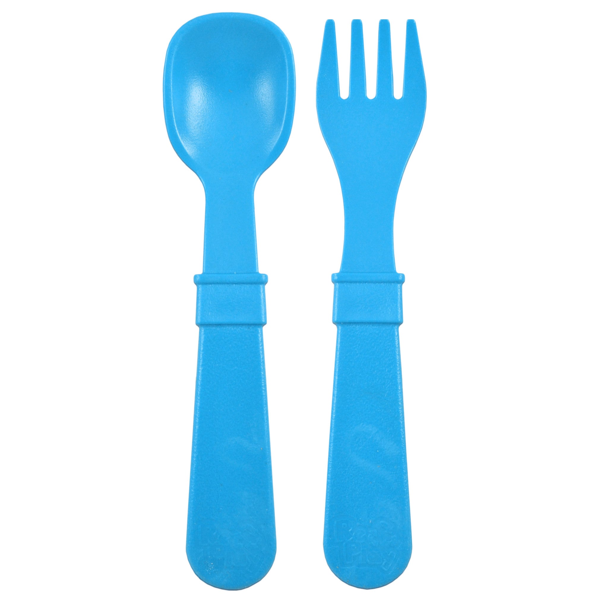 Re-Play Spoon and Folk Set - Sky Blue – Baby Bento